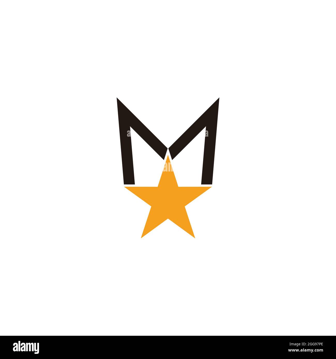 Letter m star logo Cut Out Stock Images & Pictures - Alamy