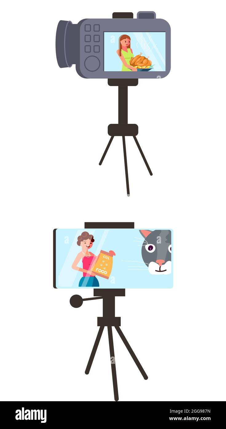 Video content for live streaming broadcast social media networking ...