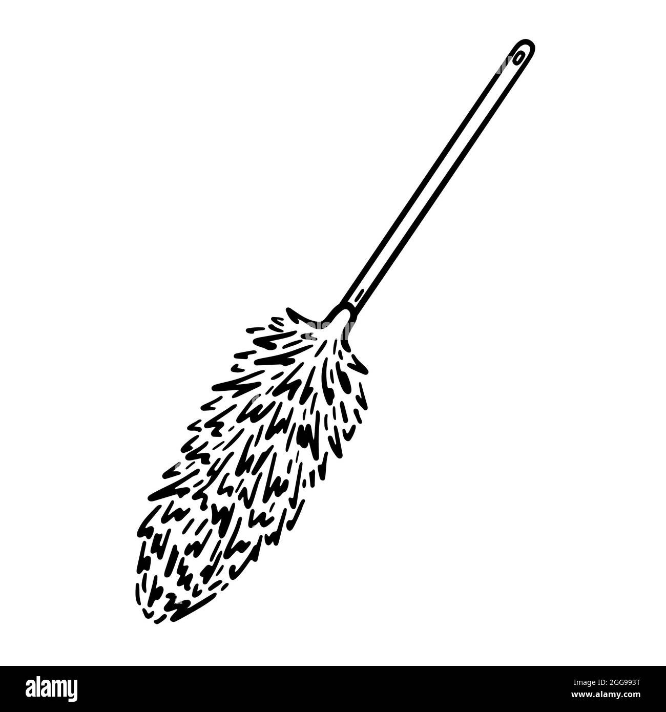 Duster Clipart Black And White