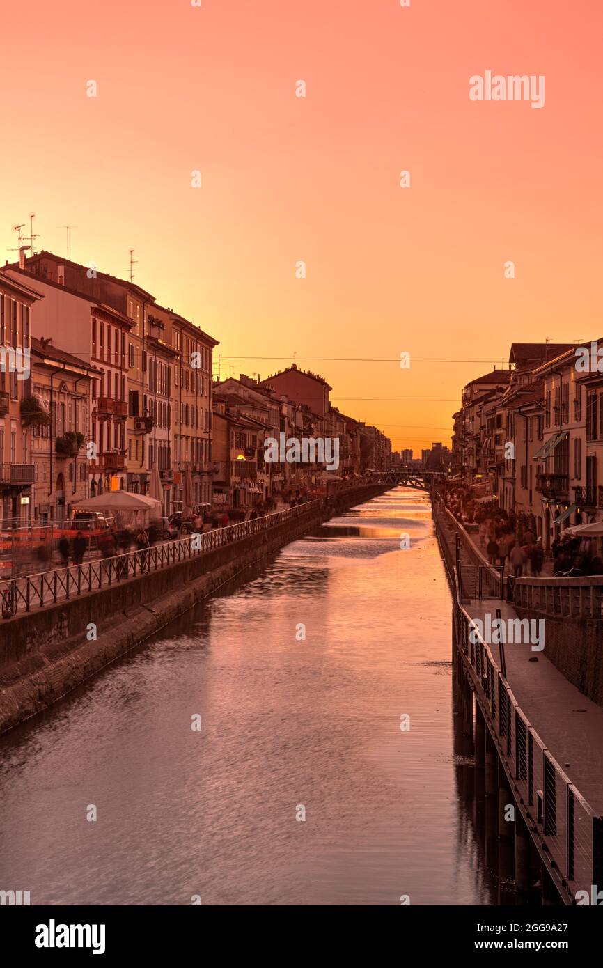 Naviglio pavese milan canal hi-res stock photography and images - Alamy
