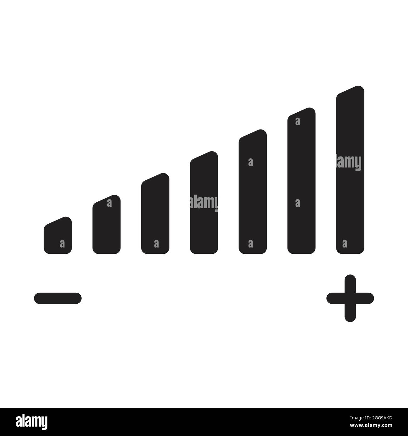 volume adjustment icon vector for graphic design, logo, website, social ...