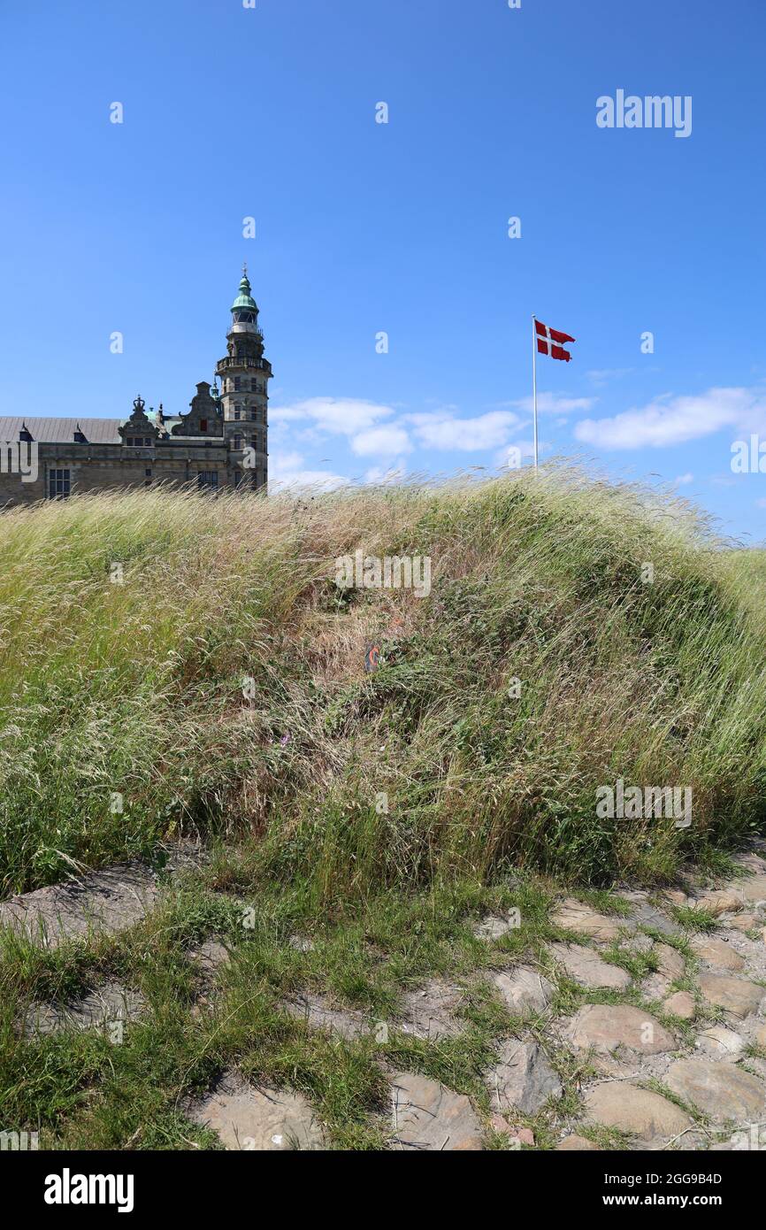 Ancient Kronborg Castle in Helsingor, Denmark Stock Photo - Alamy