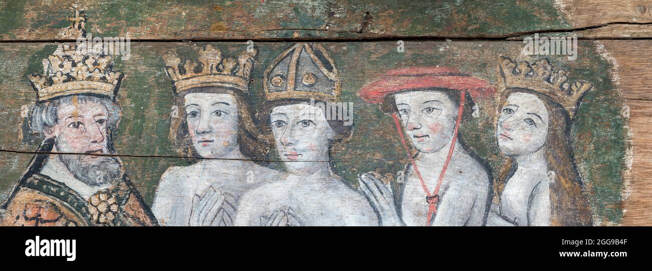 Medieval doom painting church hi-res stock photography and images - Alamy