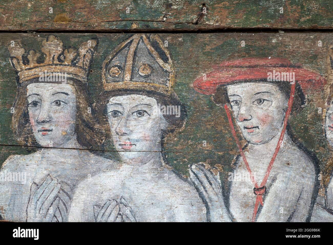 The Wenhaston Doom, St Peter's Church, Wenhaston, Suffolk, UK Stock ...