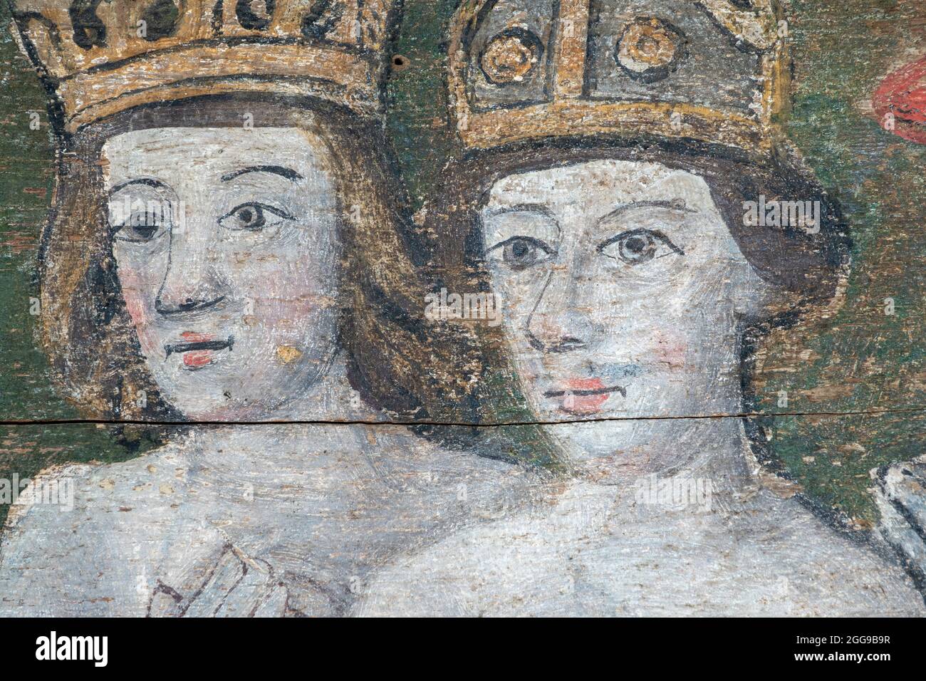 The Wenhaston Doom, St Peter's Church, Wenhaston, Suffolk, UK Stock ...