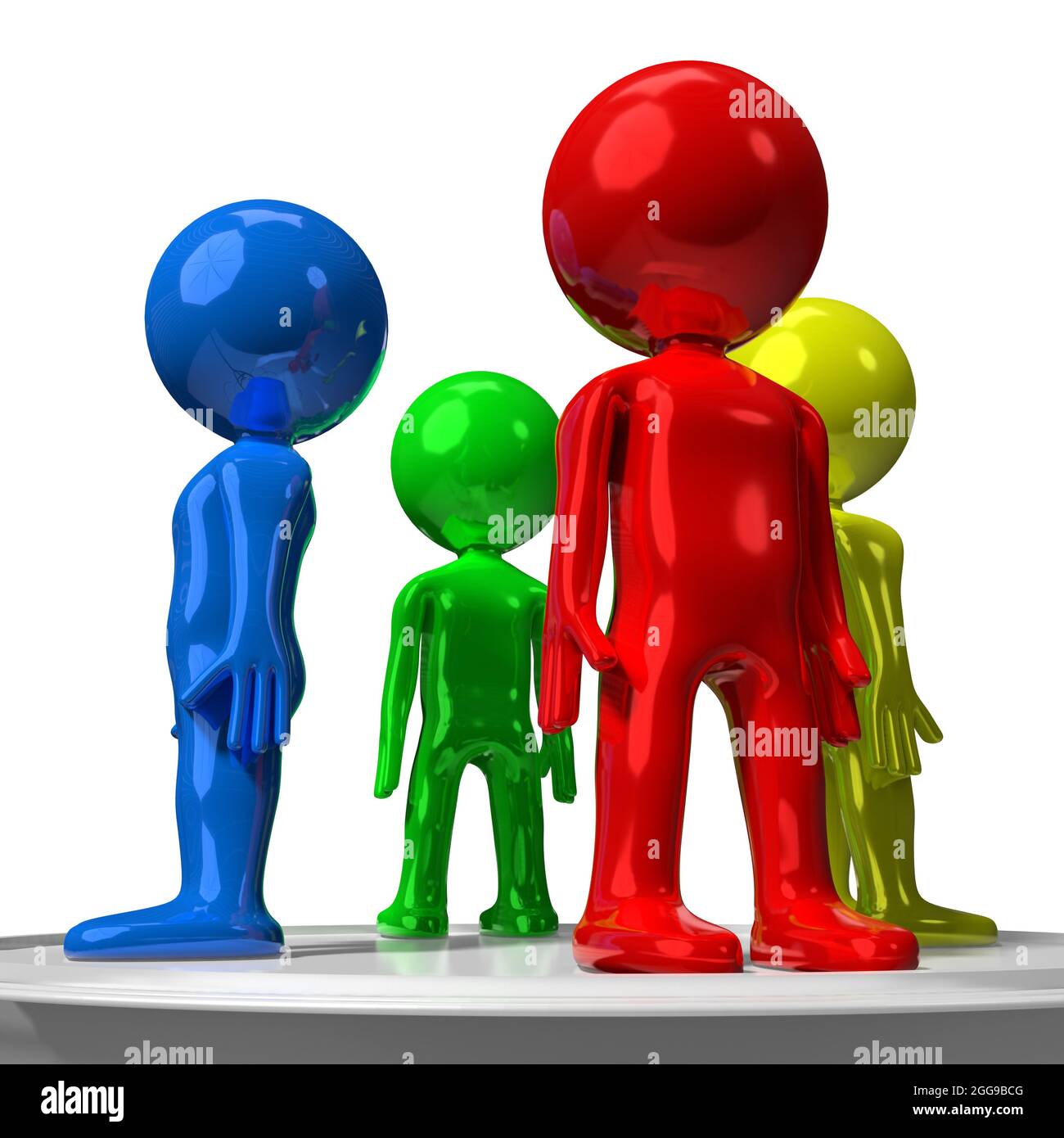Teamwork Cartoon Characters