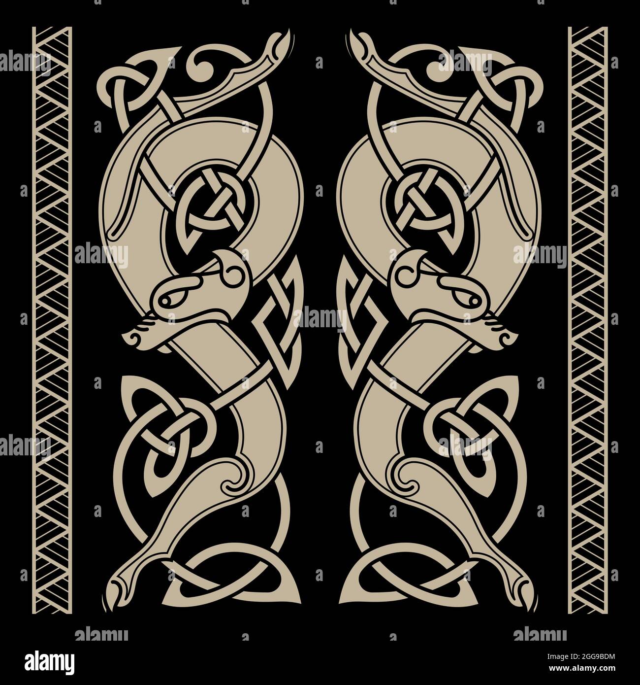 Celtic Wolf Paw Tattoo