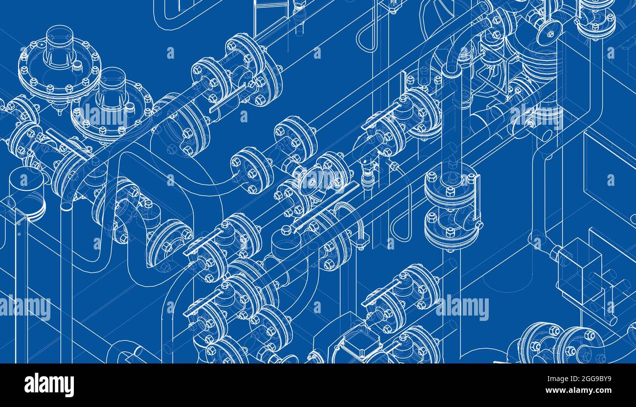 Valves and other industrial equipment. Vector Stock Vector Image & Art ...