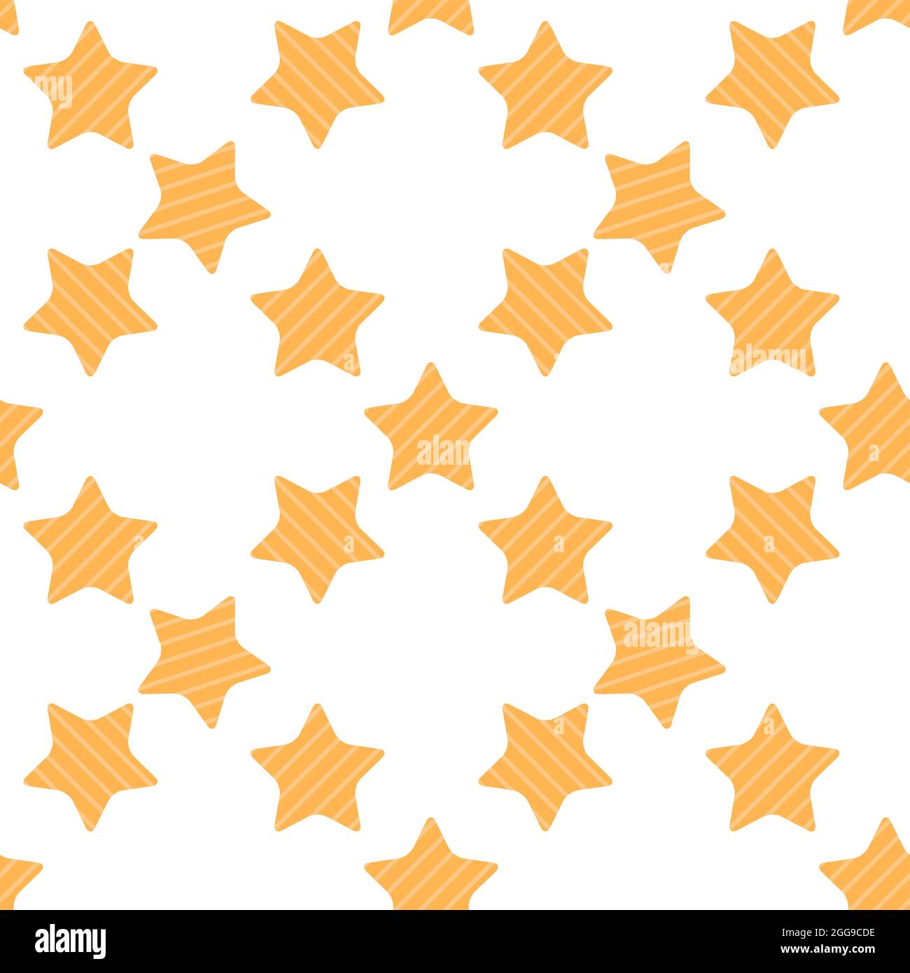 Cartoon holiday star stripes. seamless pattern. Vector Illustration ...
