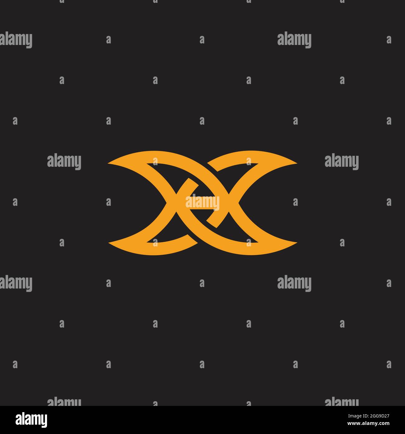 abstract letter dc simple geometric overlap line logo vector Stock ...