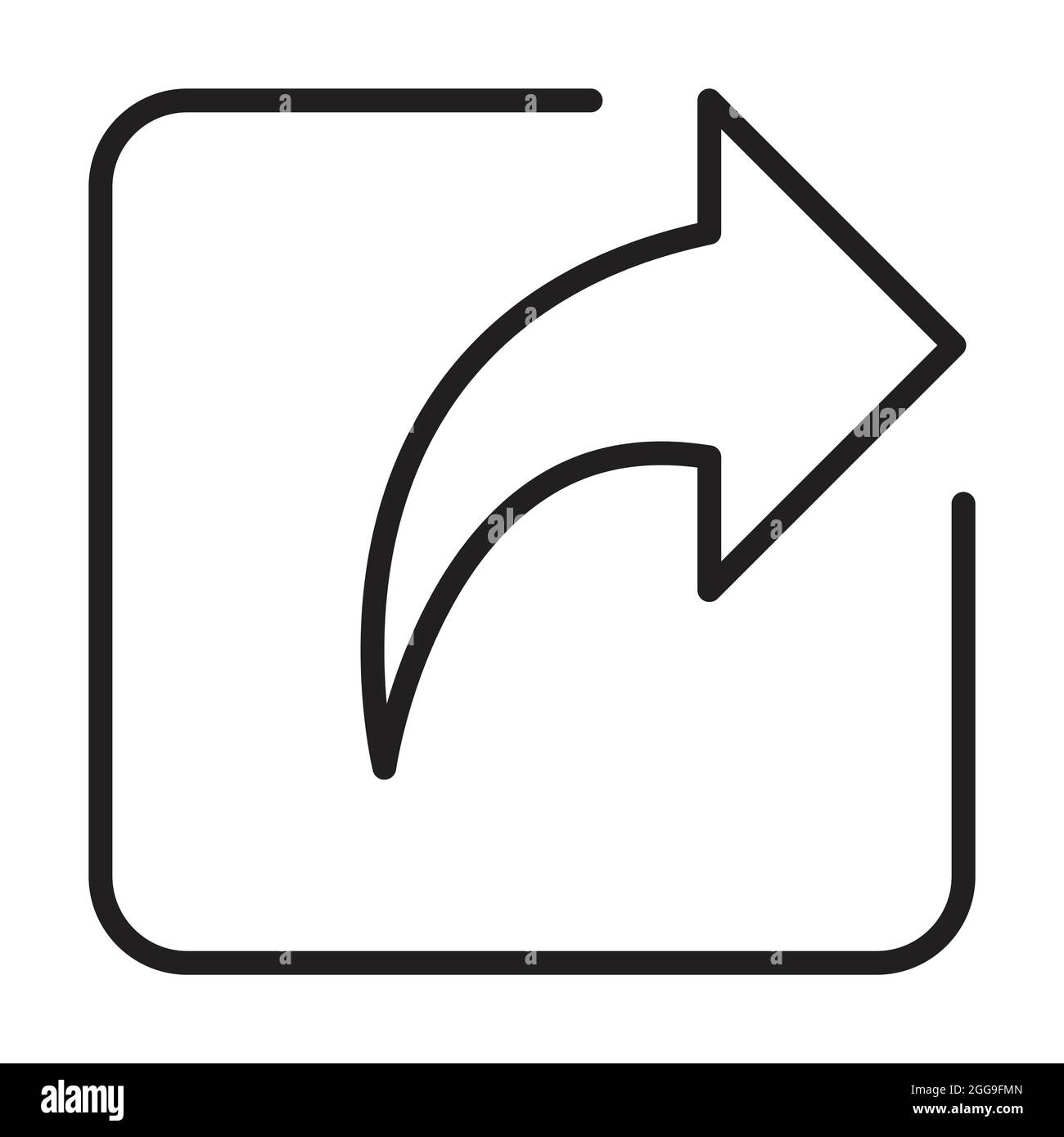 Share icon vector for graphic design, logo, website, social media ...