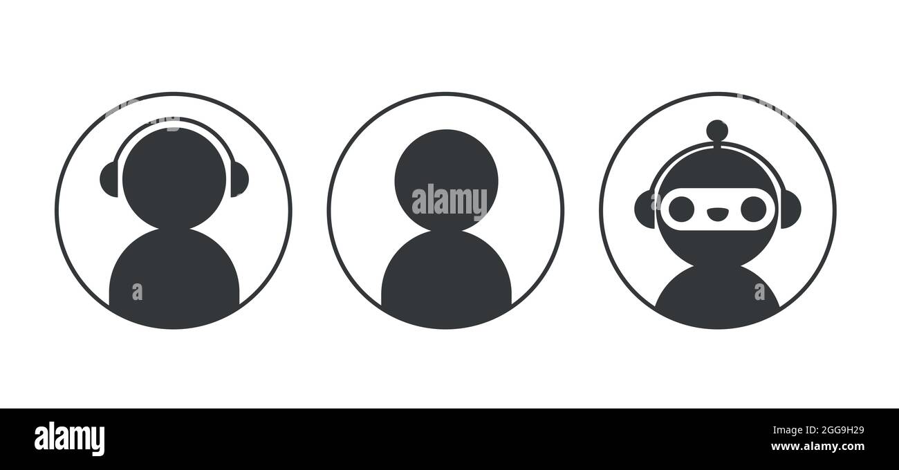 Bot circle Stock Vector Images - Alamy