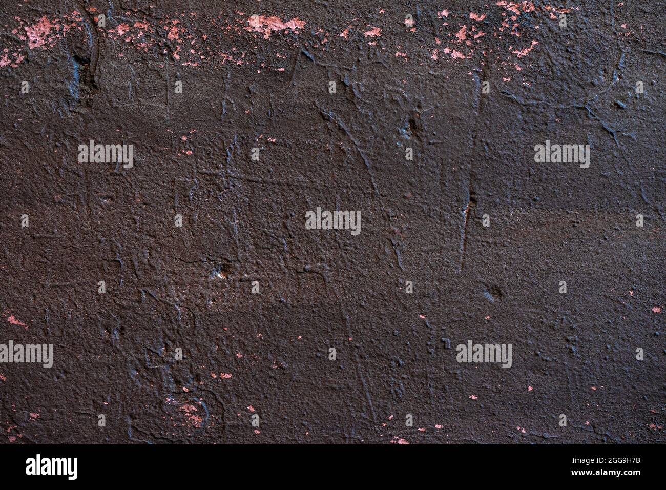 Decrepit dark dirty wall, cracked texture, empty grunge background ...