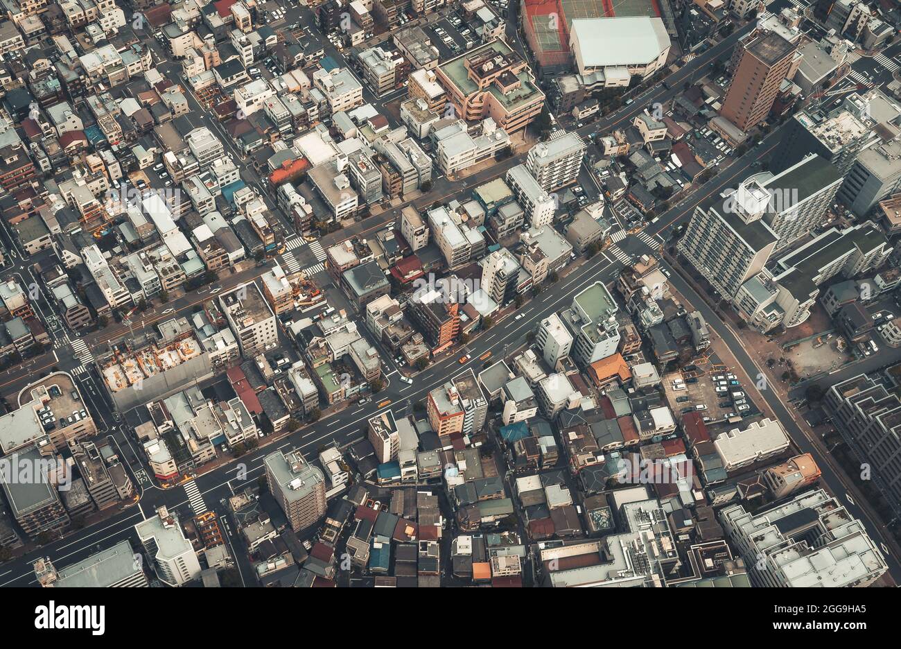 Aerial view of Tokyo cityscape at daytime, Japan Stock Photo - Alamy