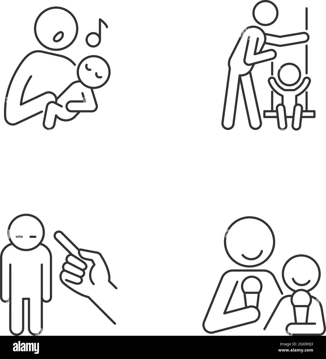 Child icons pack Stock Vector Images - Alamy