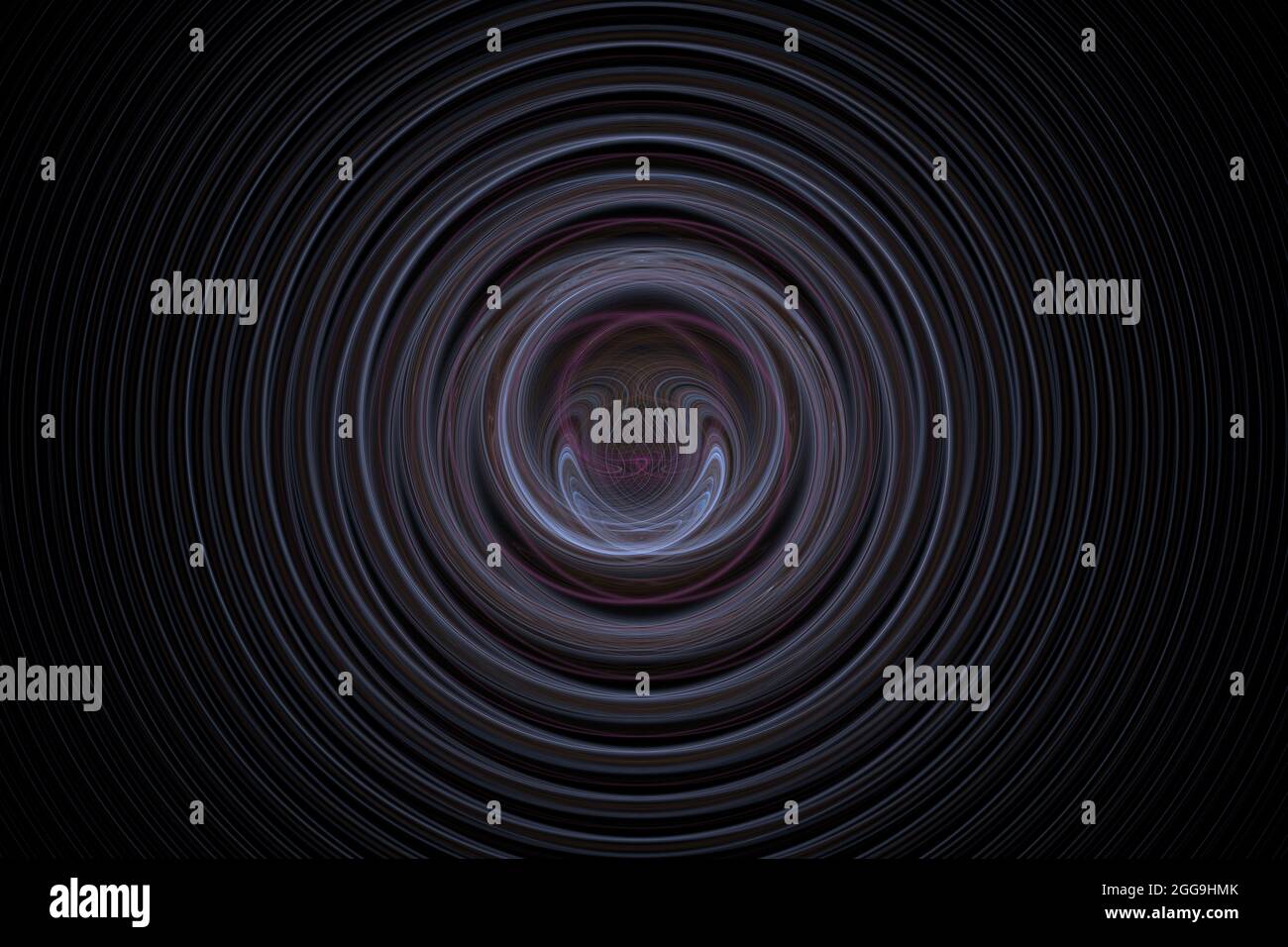 Illustration of abstract spin twirl fractal lines Stock Photo - Alamy