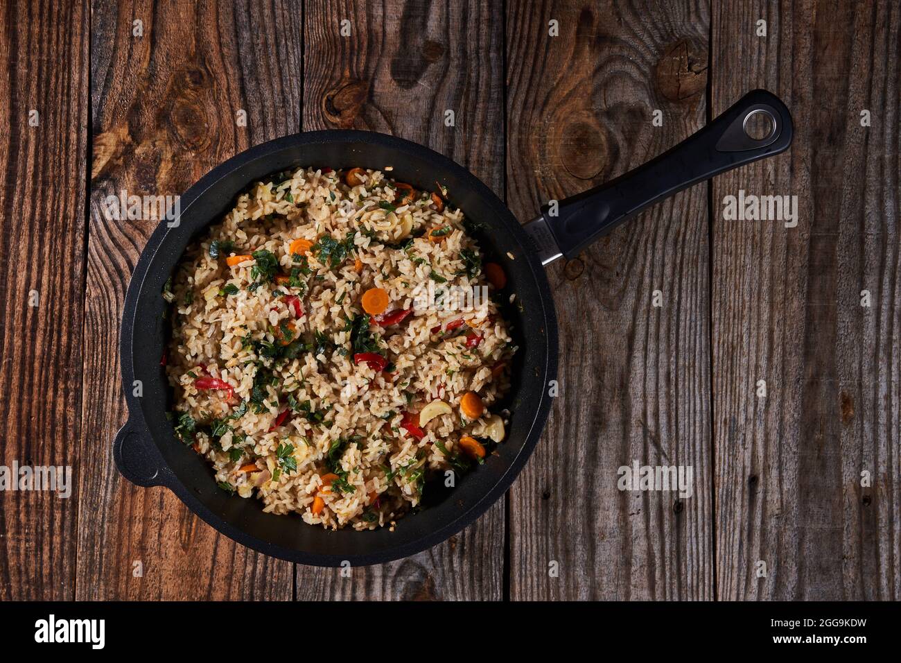 Mushroom risotto in pan hi-res stock photography and images - Alamy