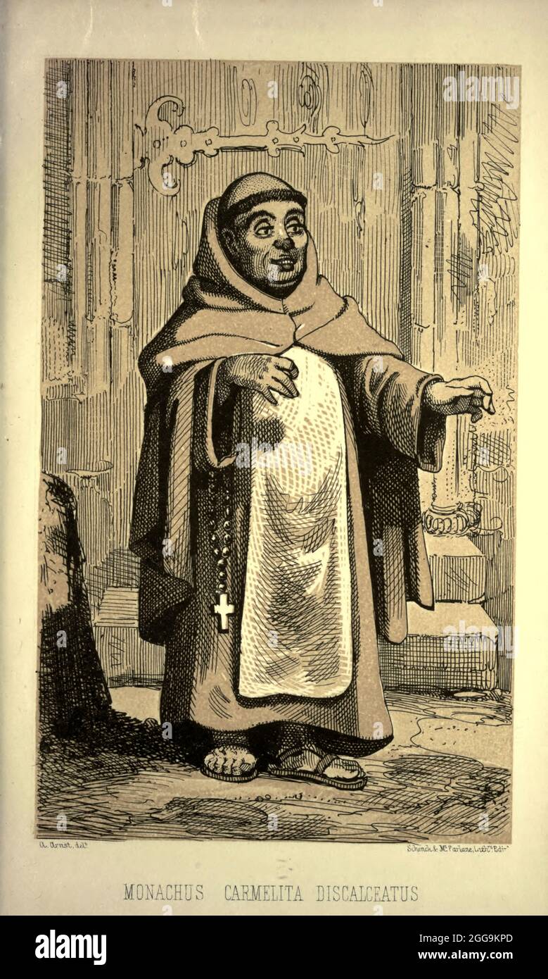 Carmelite monk hi-res stock photography and images - Alamy
