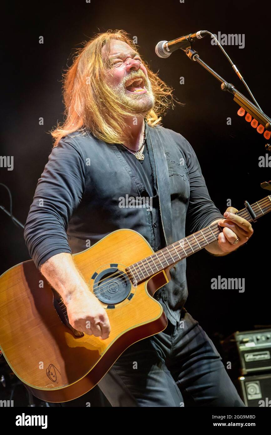 Alan Thomas Doyle CM lead singer of the Canadian folk rock band Great ...