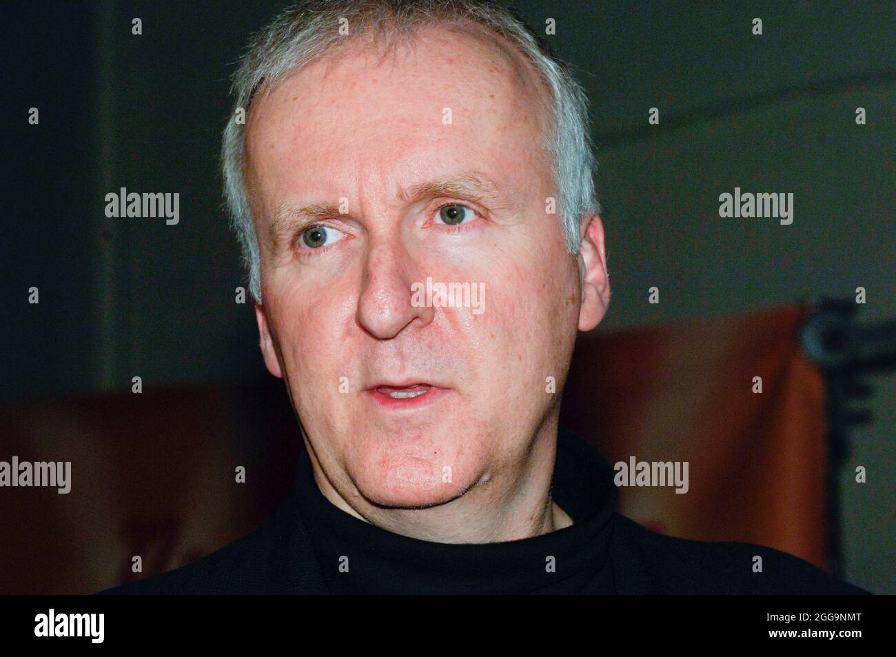 Director James Cameron attends red carpet arrivals for the 2007 Santa ...
