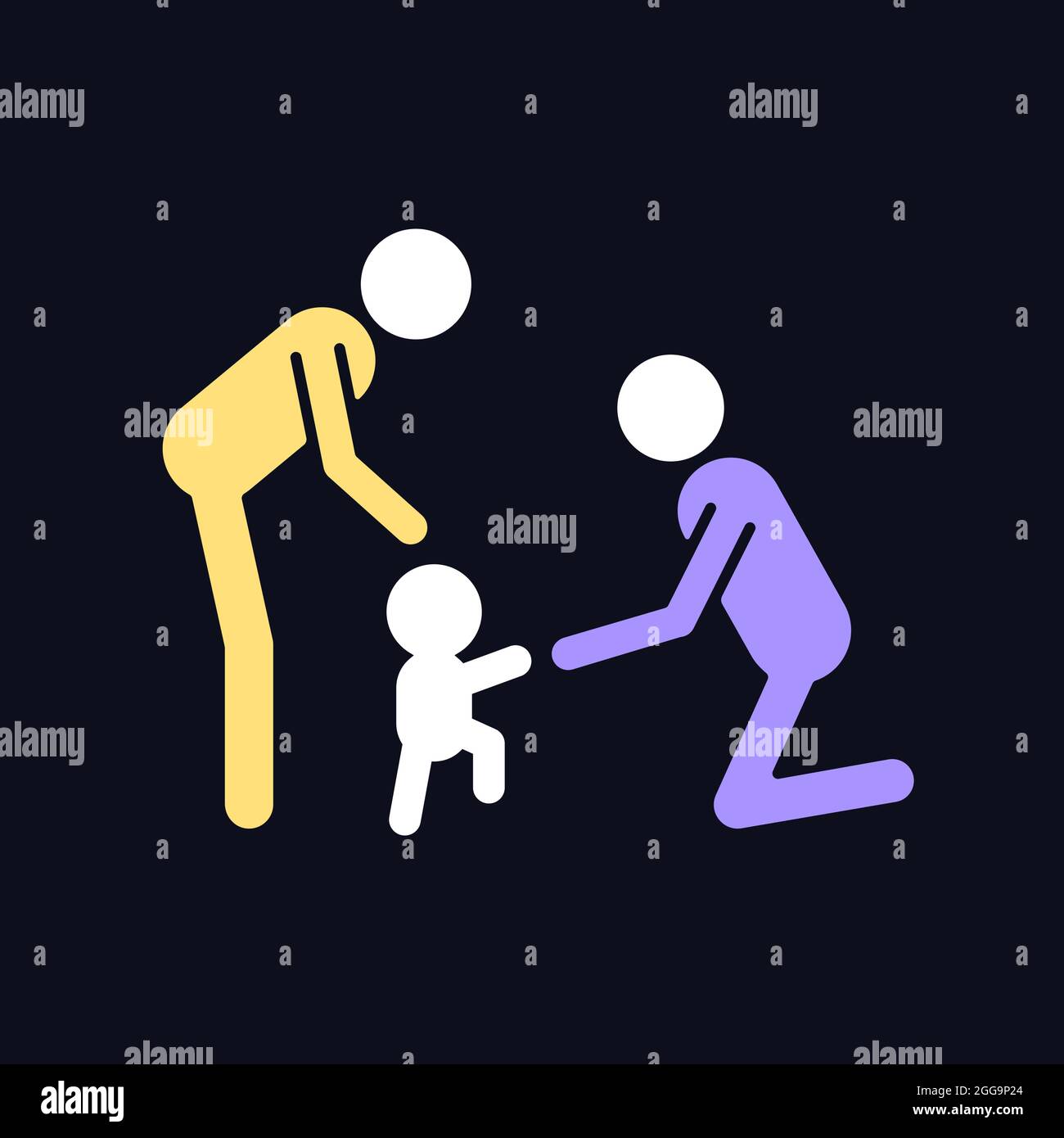 Dark toddler Stock Vector Images - Alamy