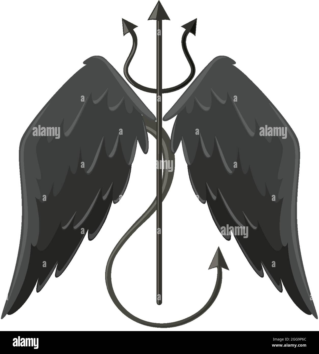Devil and angel design elements illustration Stock Vector Image & Art ...