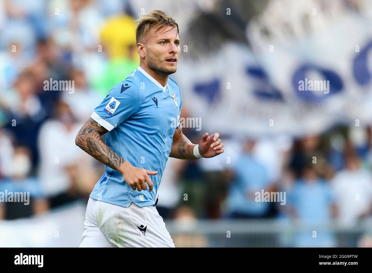 Ciro Immobile look during Serie A football match between SS Lazio and ...