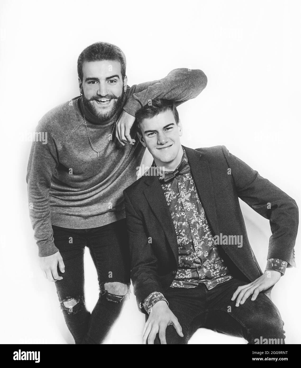 Young spanish models Black and White Stock Photos & Images - Alamy