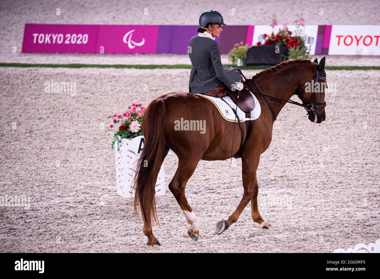 Belgian jockey Barbara Minneci pictured in action during the Freestyle ...