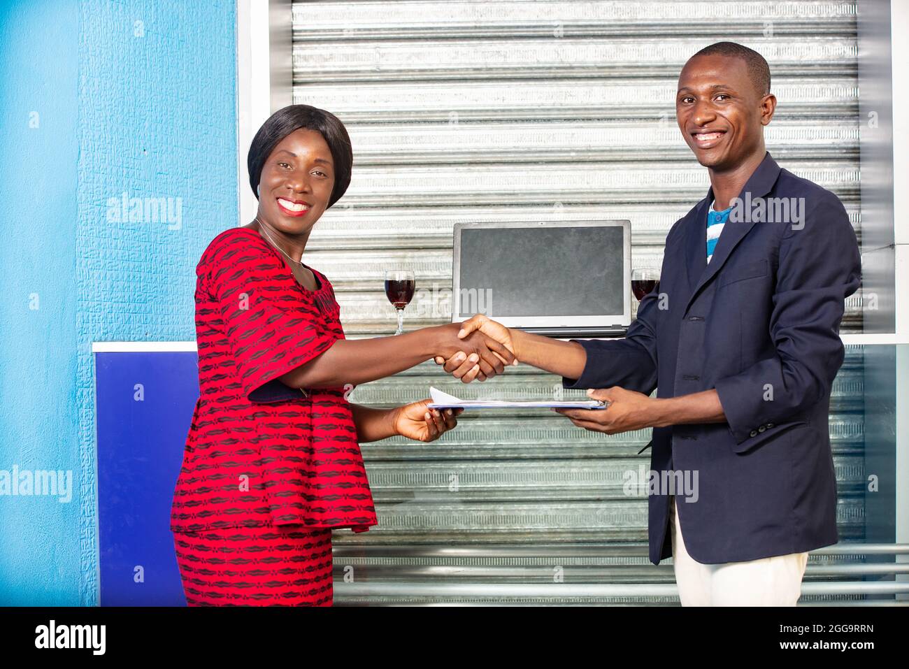 Professional Handshake Woman