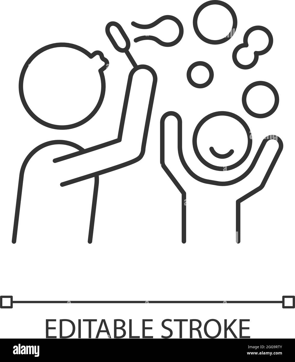 Soap bubbles blowing bubble Cut Out Stock Images & Pictures - Alamy