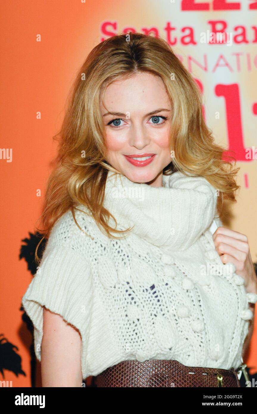 Actress Heather Graham attends red carpet arrivals for the 2007 Santa ...
