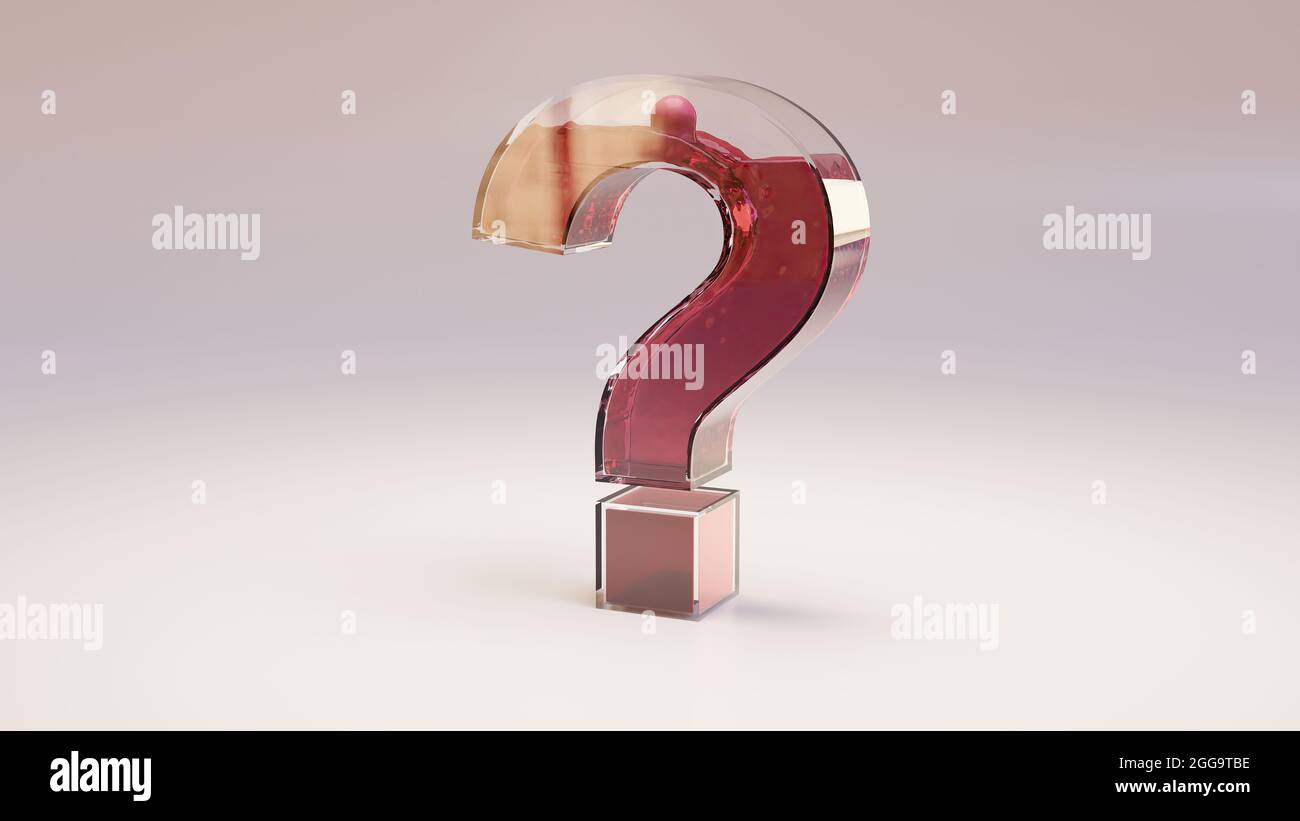 3d render illustration of colorful question mark icons, 3d render Stock ...
