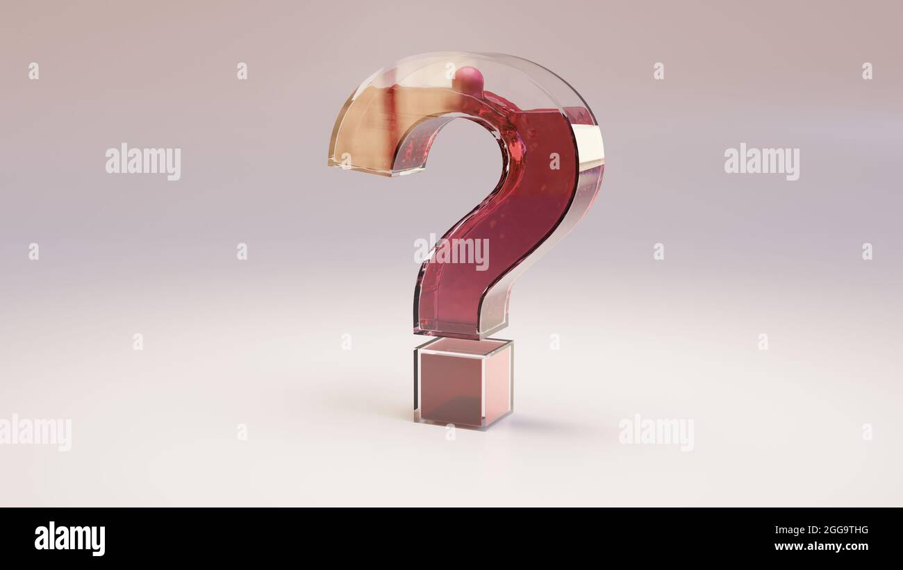 3d render illustration of colorful question mark icons, 3d render Stock ...