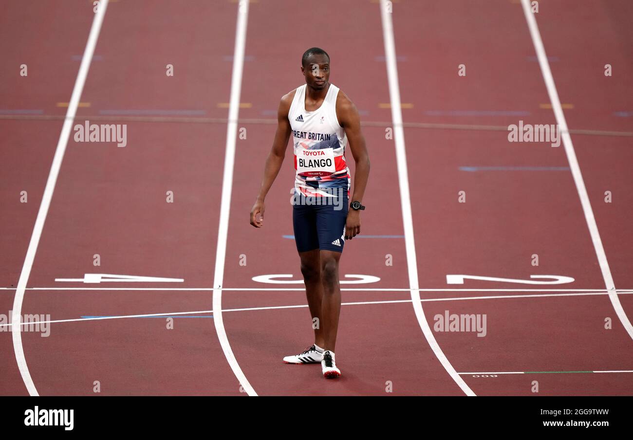 Great Britain's Columba Blango competes in the Men's 400m - T20 heats ...