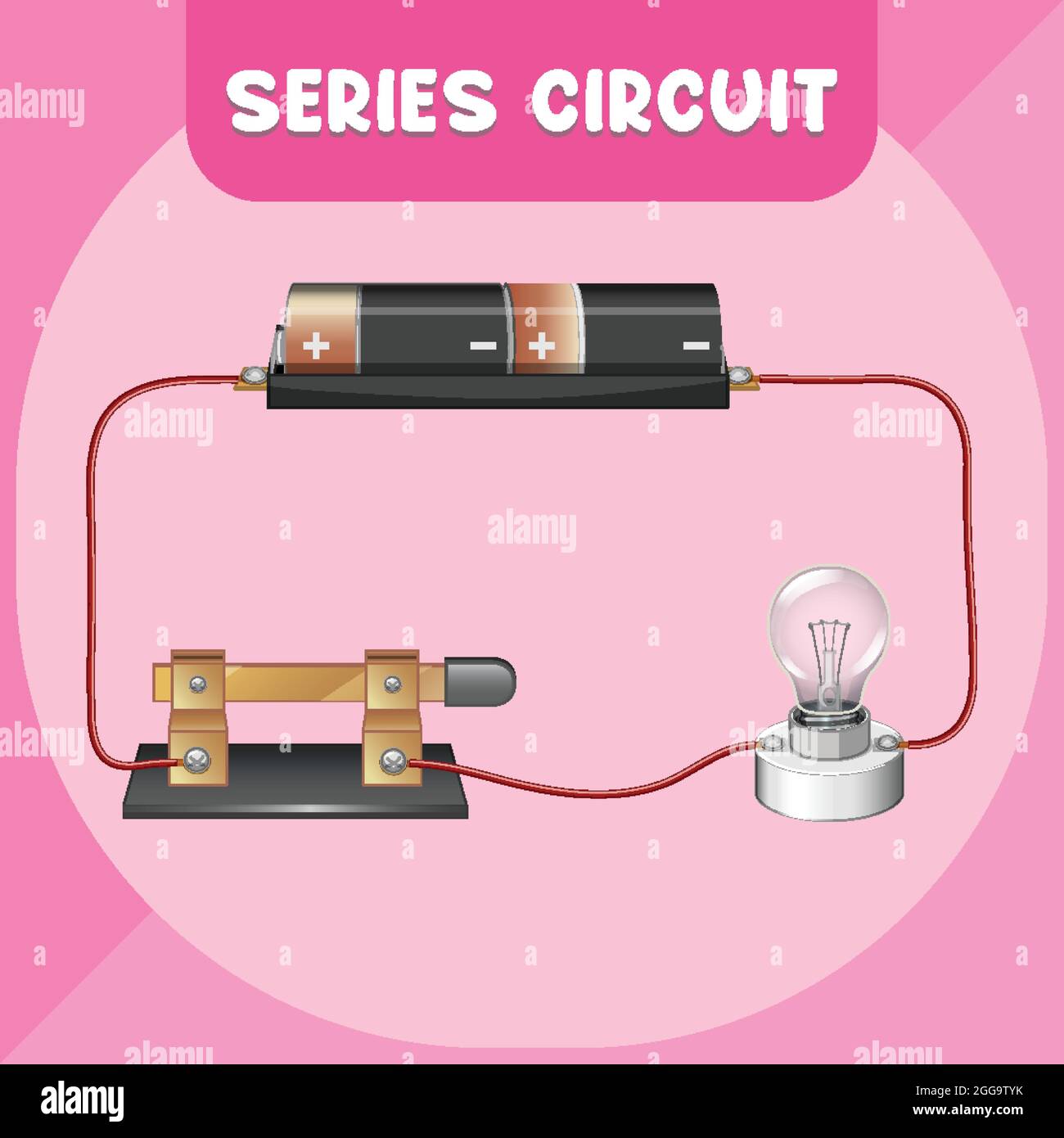 Series Circuit Diagram High Resolution Stock Photography and Images - Alamy