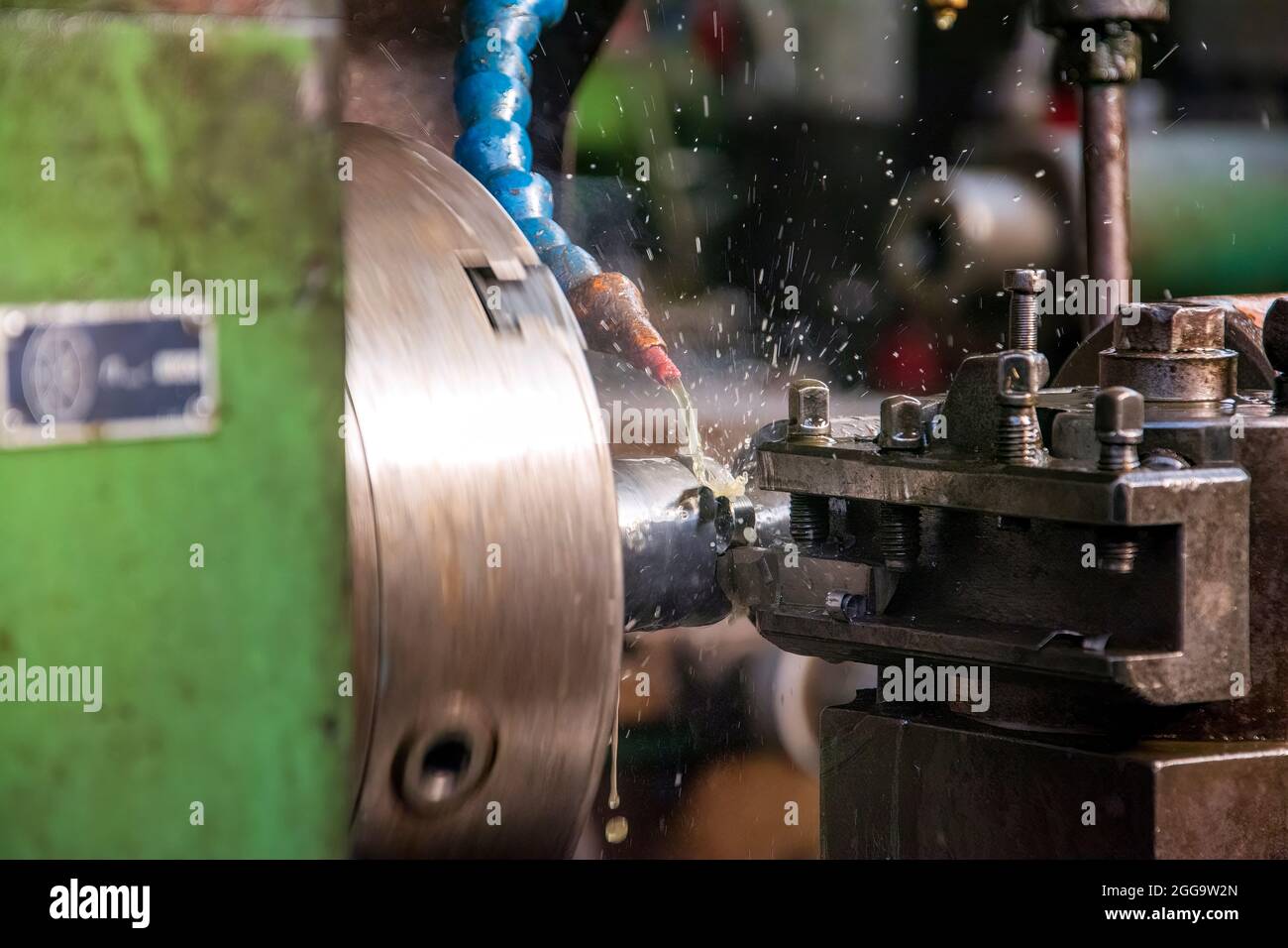 Turret lathe hi-res stock photography and images - Alamy