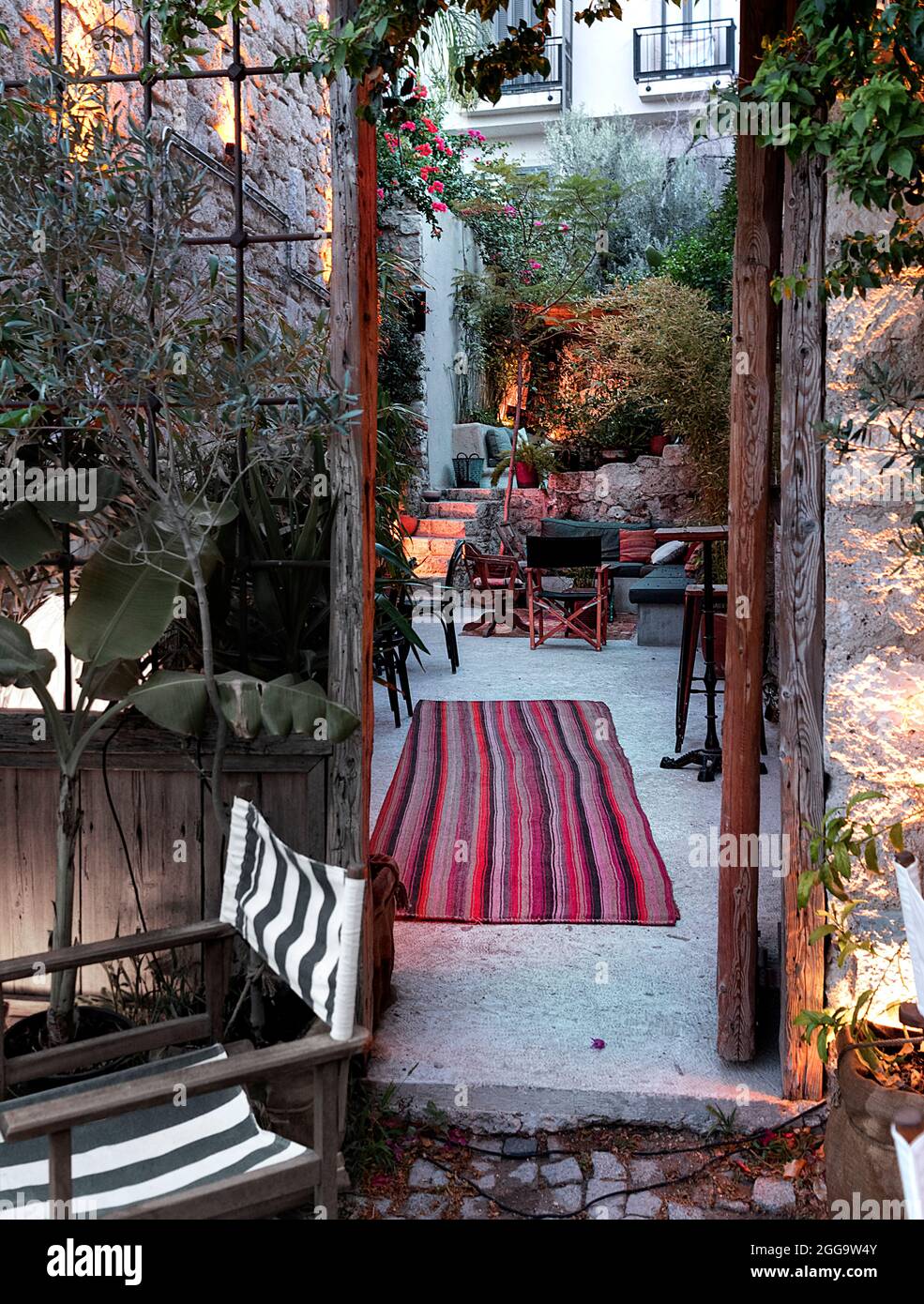 Courtyard turkish house in in hi-res stock photography and images - Alamy