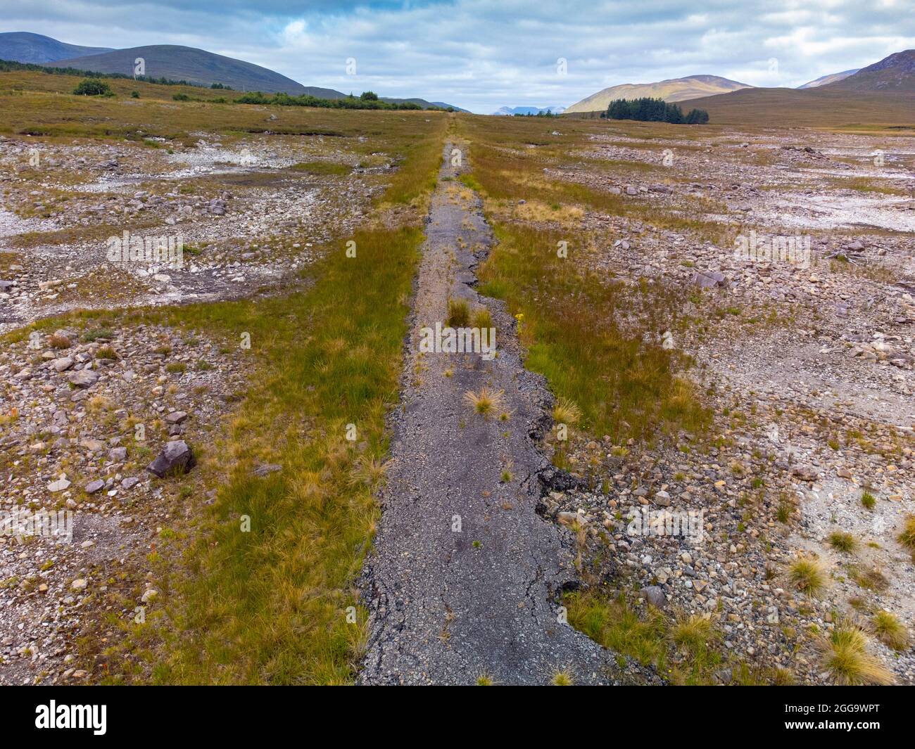 Garve ,Scotland, UK. 30th August 2021.Low water levels in Loch ...
