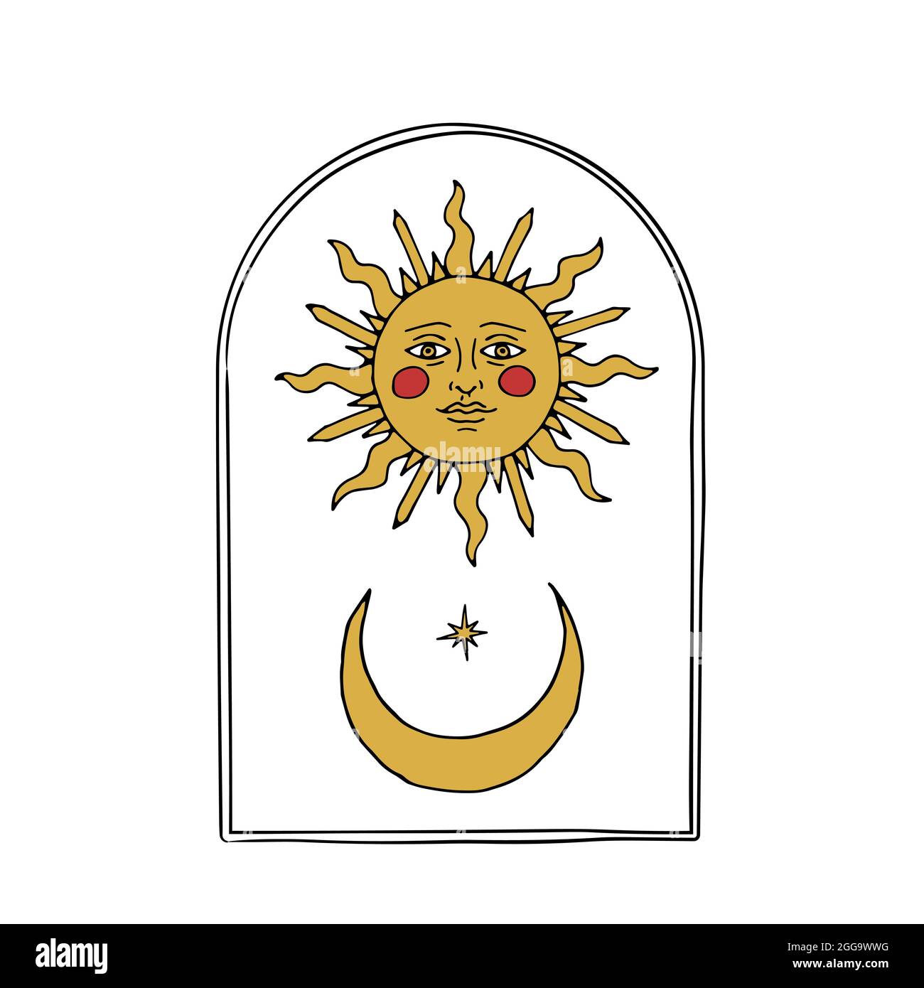 Half Sun Half Moon Symbol