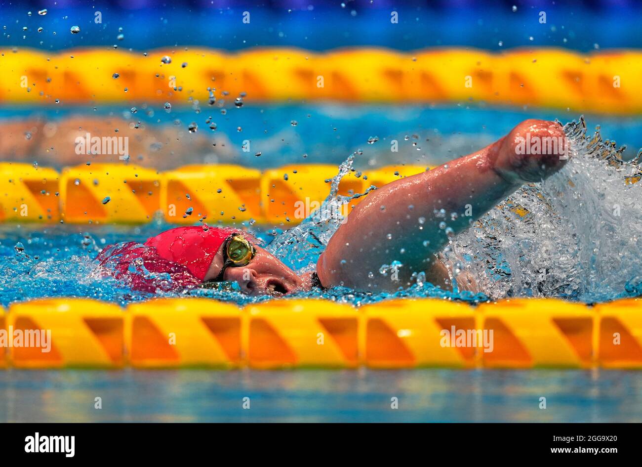 August 30, 2021: Ellie Challis from Great Britain at 100m during ...