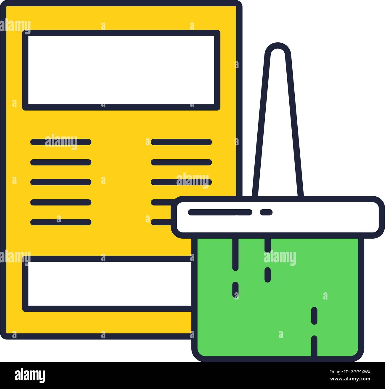 Rebrand icon flat vector web rebranding design Stock Vector Image & Art ...