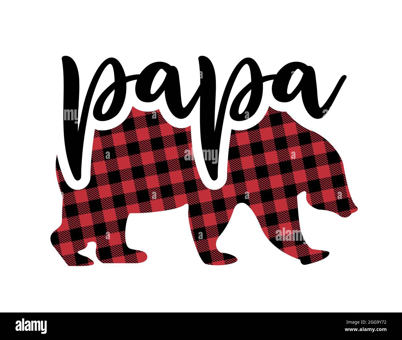 Baby Bear - Handmade calligraphy quote with buffalo pattern bear. Good ...