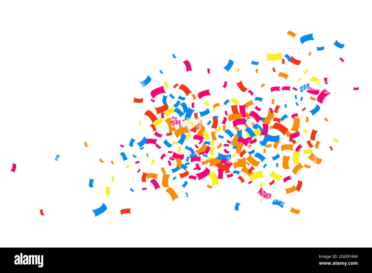 Colorful Explosion Of Confetti. Grainy Abstract Multicolored Texture ...