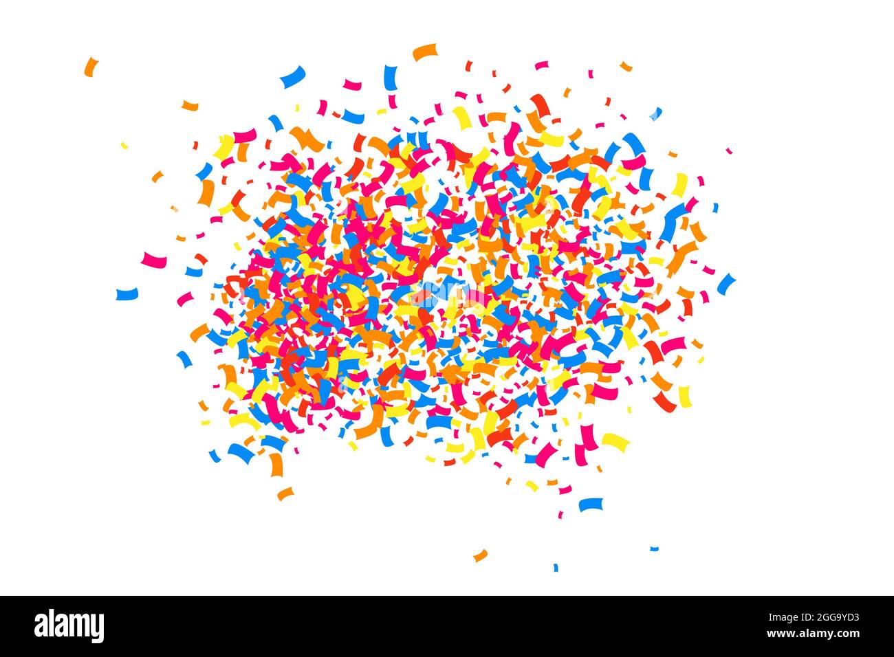 Colorful Explosion Of Confetti. Grainy Abstract Multicolored Texture ...