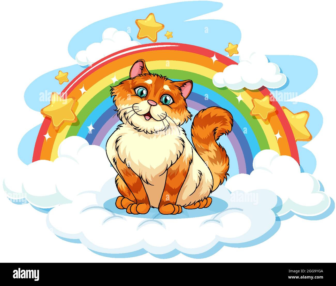 Chubby Cat Stock Vector Images - Alamy