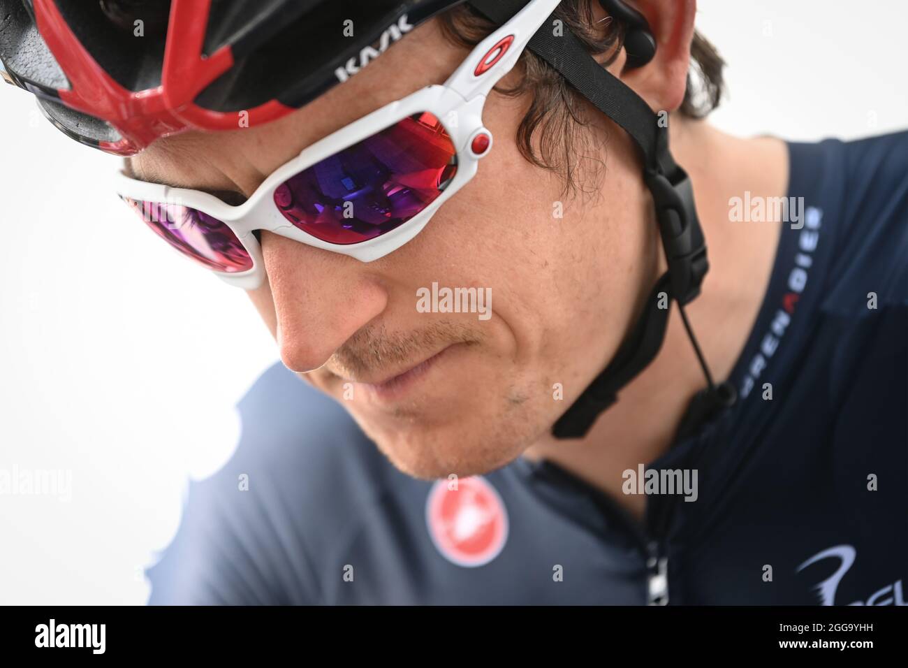 British Geraint Thomas of Ineos Grenadiers pictured at the start of the ...