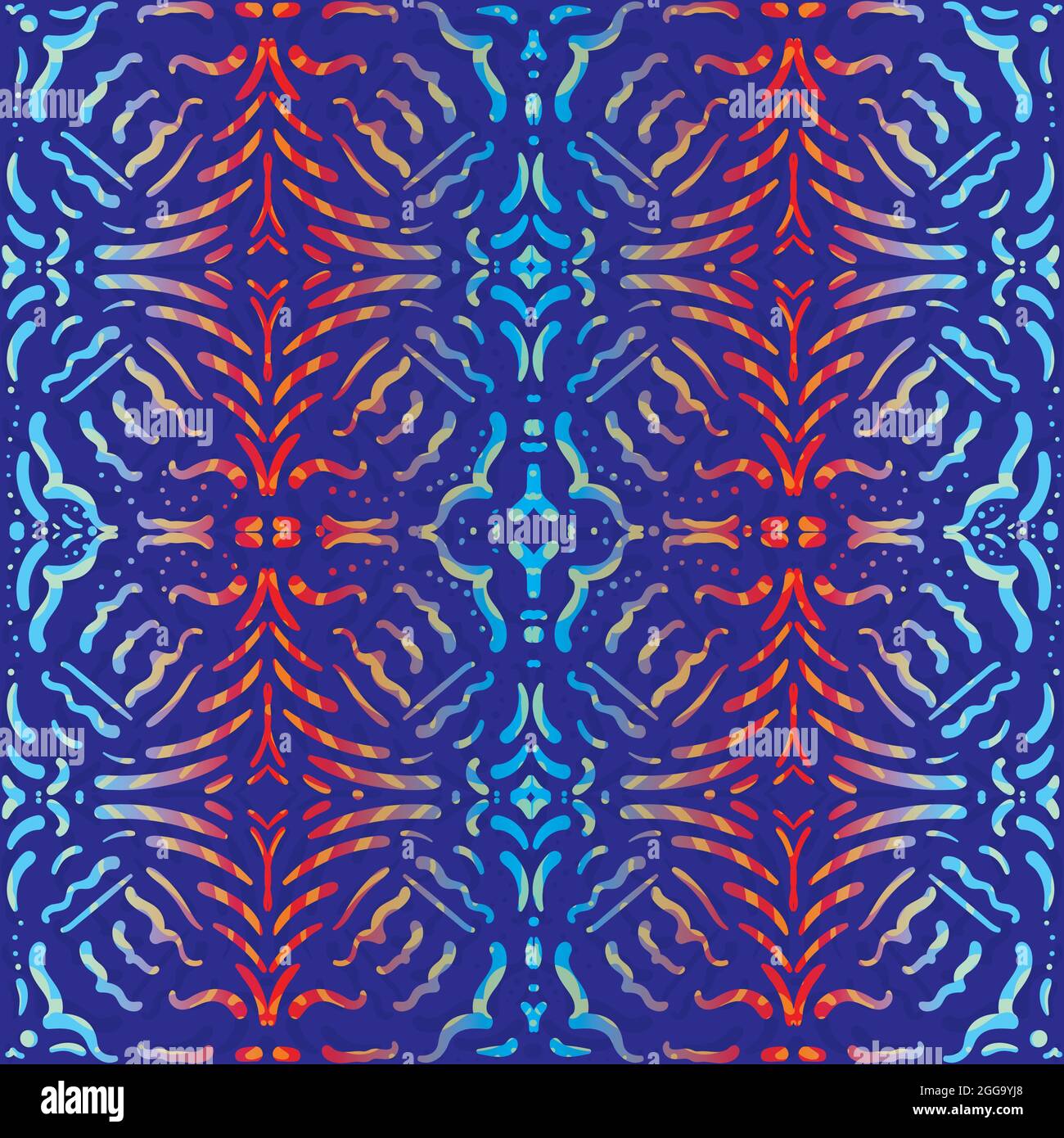 Bright moorish style geometric vector seamless pattern background ...