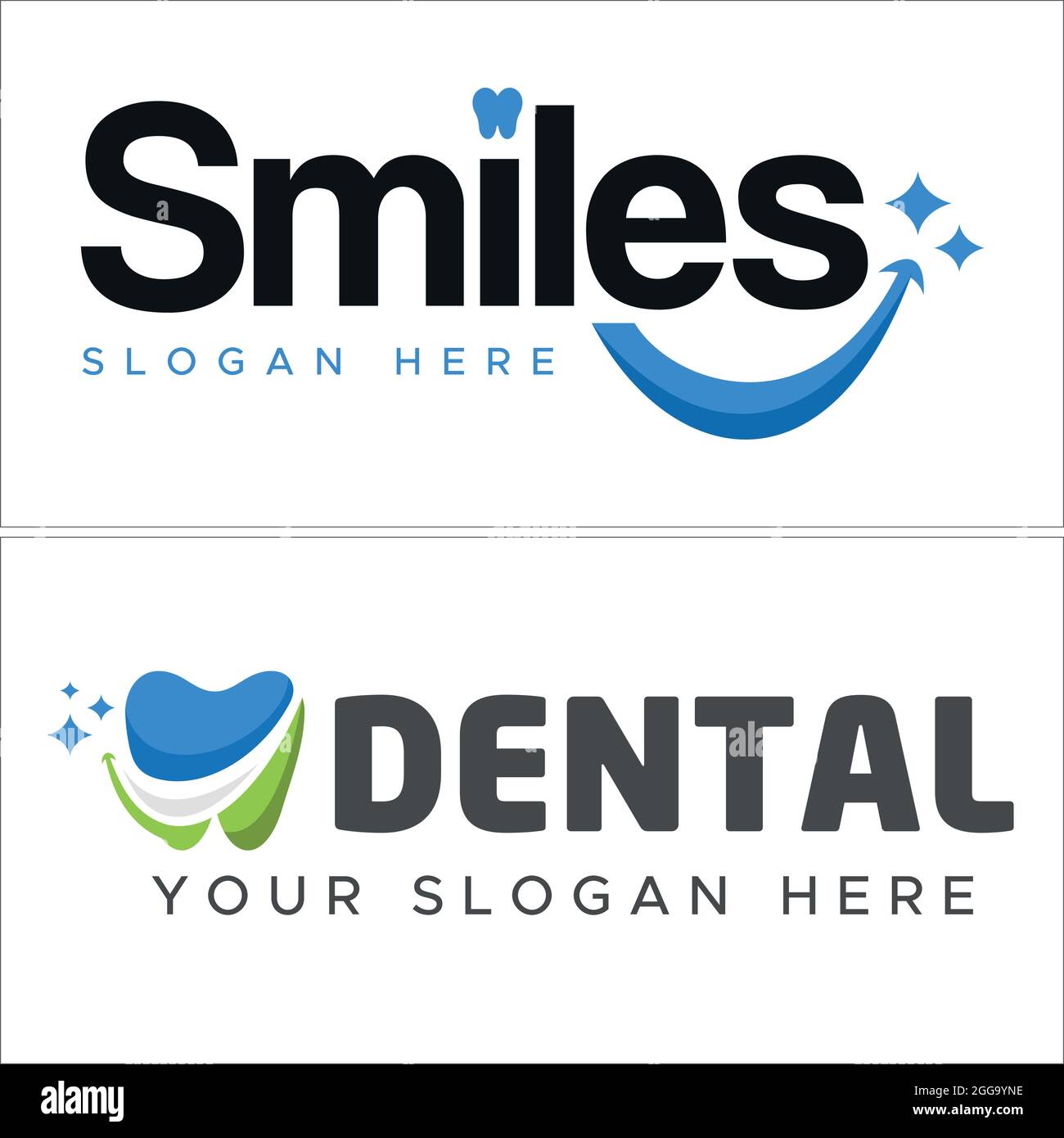 Dentistry clinic logo on Stock Vector Images - Alamy