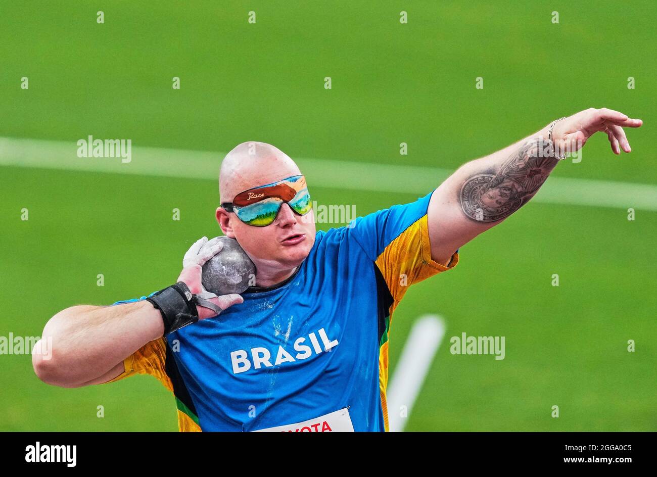 Tokyo, Japan. August 30, 2021: Alessandro Rodrigo da Silva from Brazil ...